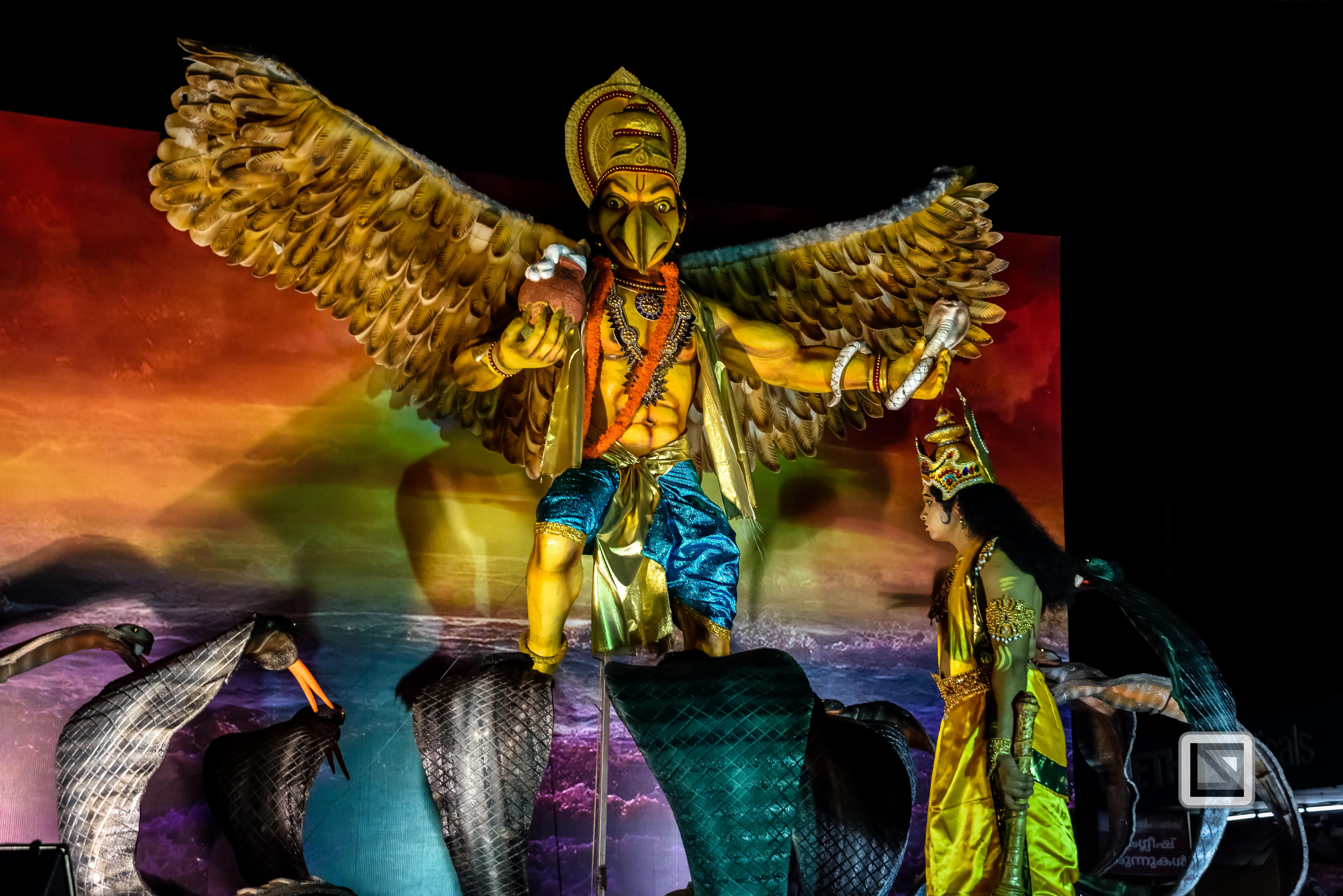 India – Kerala – Thrissur – Onam Festival – Pulikali-98