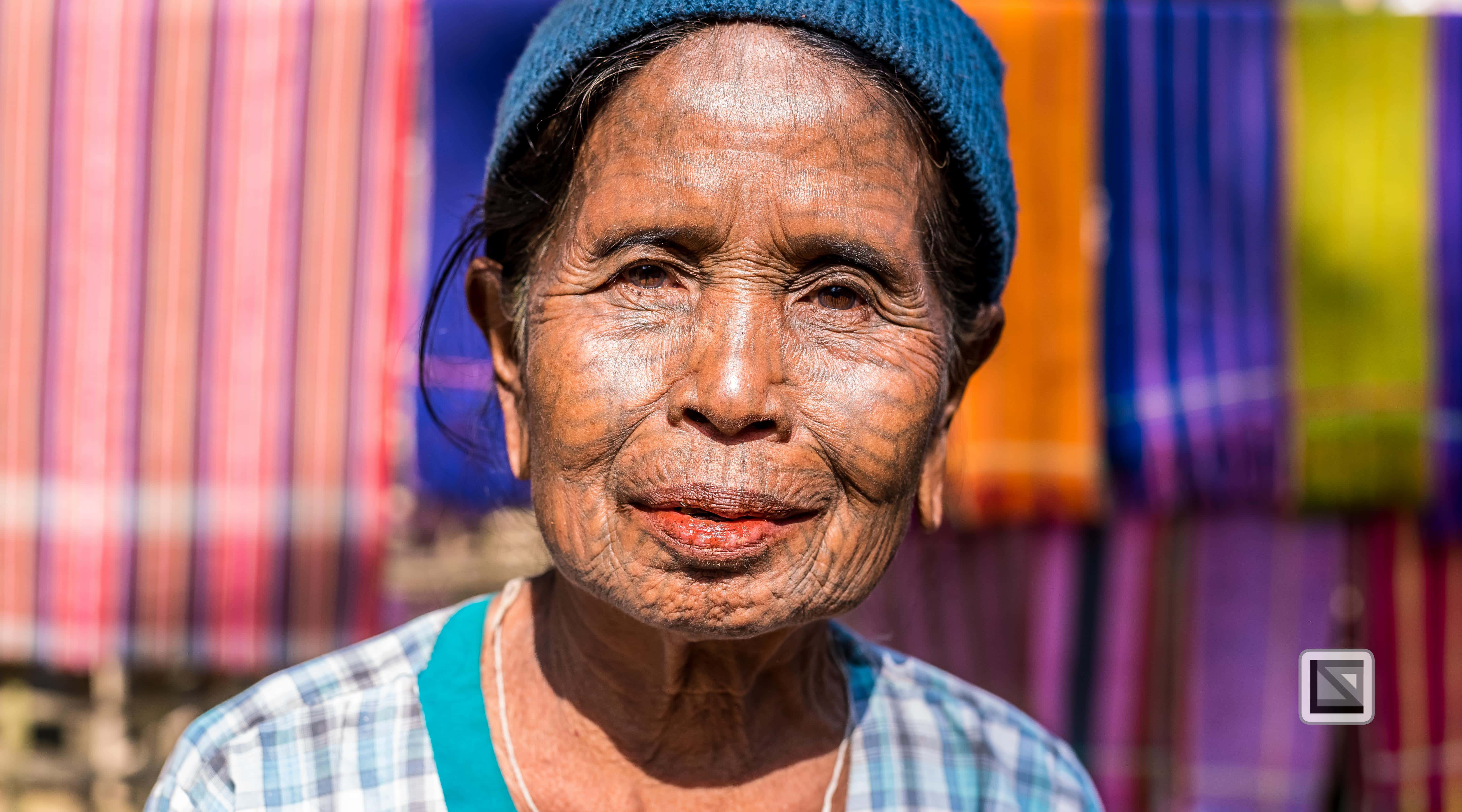 Myanmar Chin Tribe Portraits color Mrauk-U-20