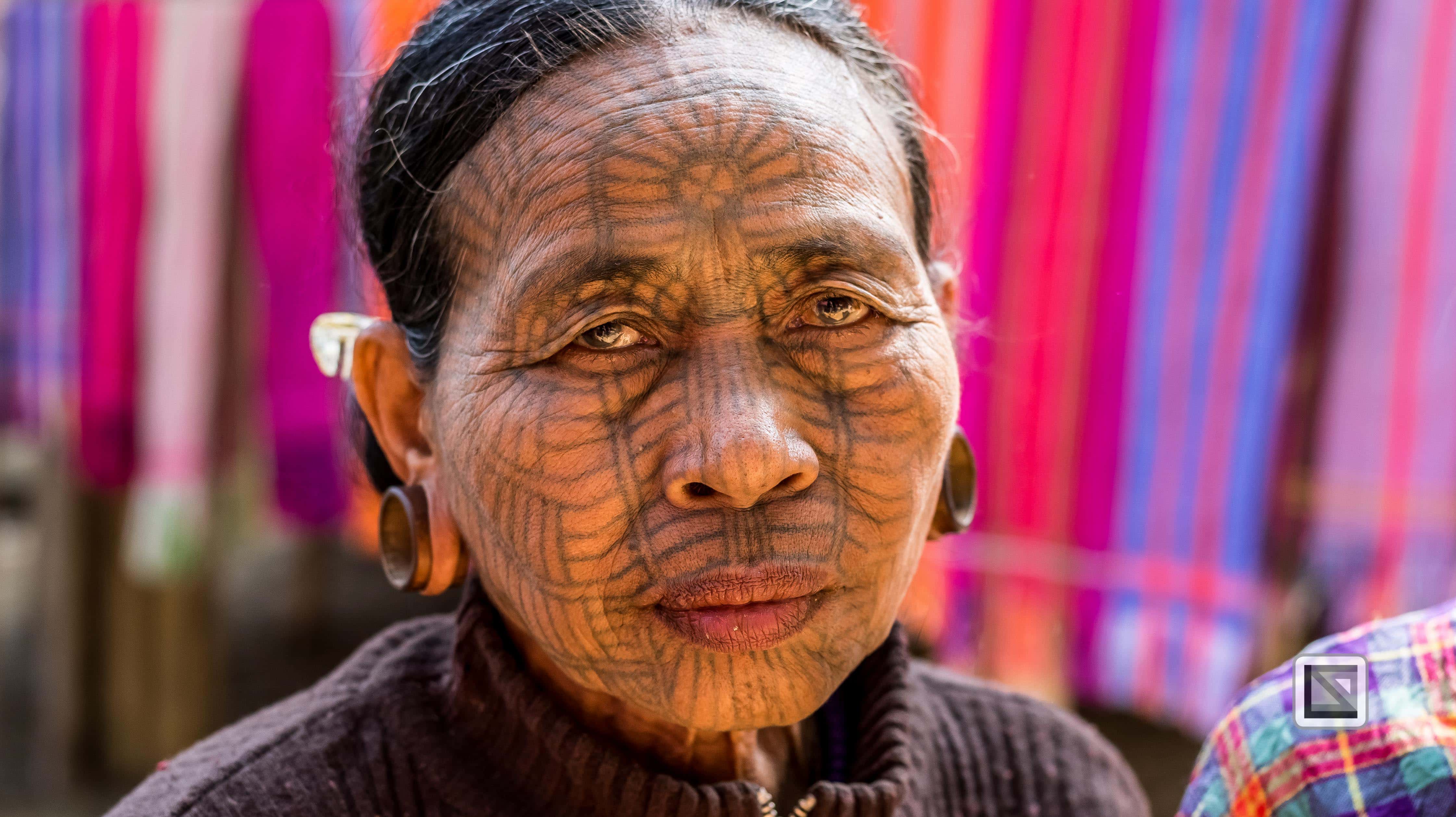 Myanmar Chin Tribe Portraits color Mrauk-U-3