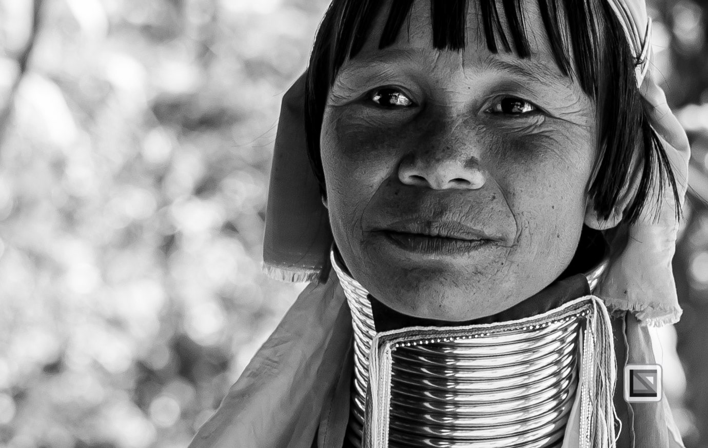 Padaung black n white portraits